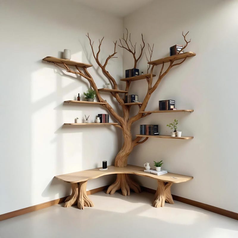 Corner Driftwood Tree - Etsy UK