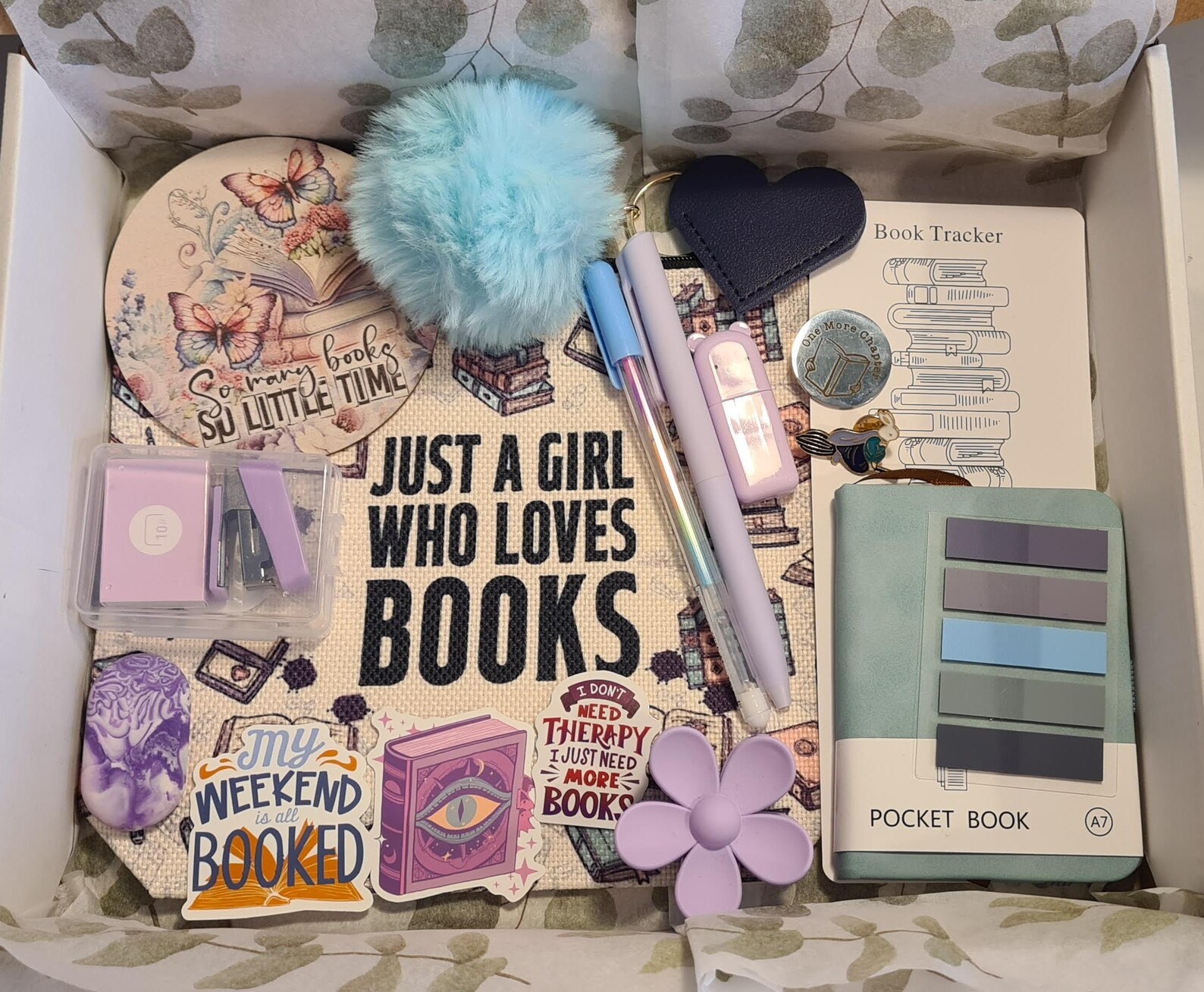 Large Mystery 15 Item Bookish Book Lover Bundle Accessories Gift Set - Etsy