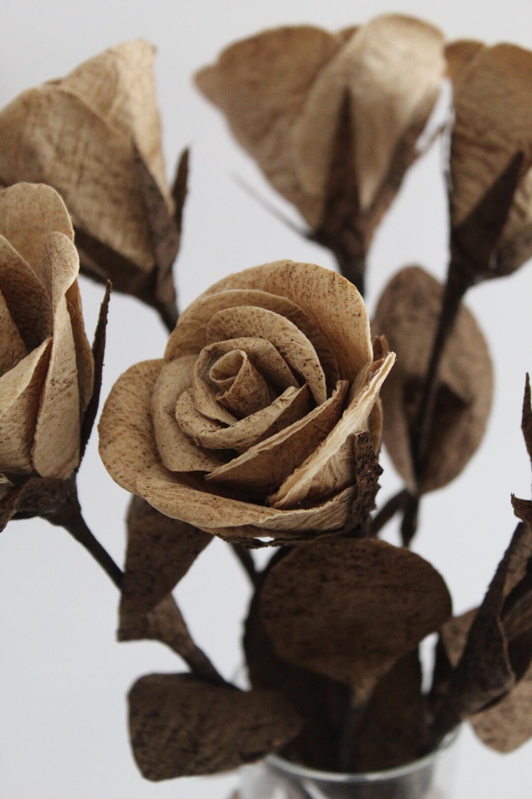Desert Rose. Paper Rose, Bouquet of Roses, Handmade Flowers, Hand-made ...