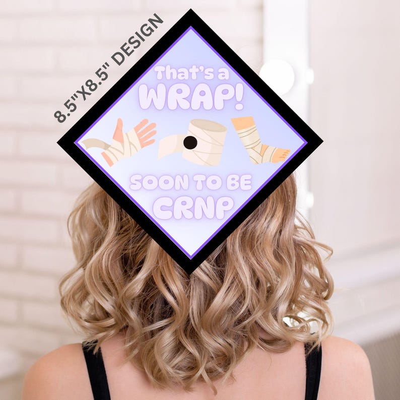 Printable Graduation Cap Topper, Nurse Practitioner Graduation Cap ...