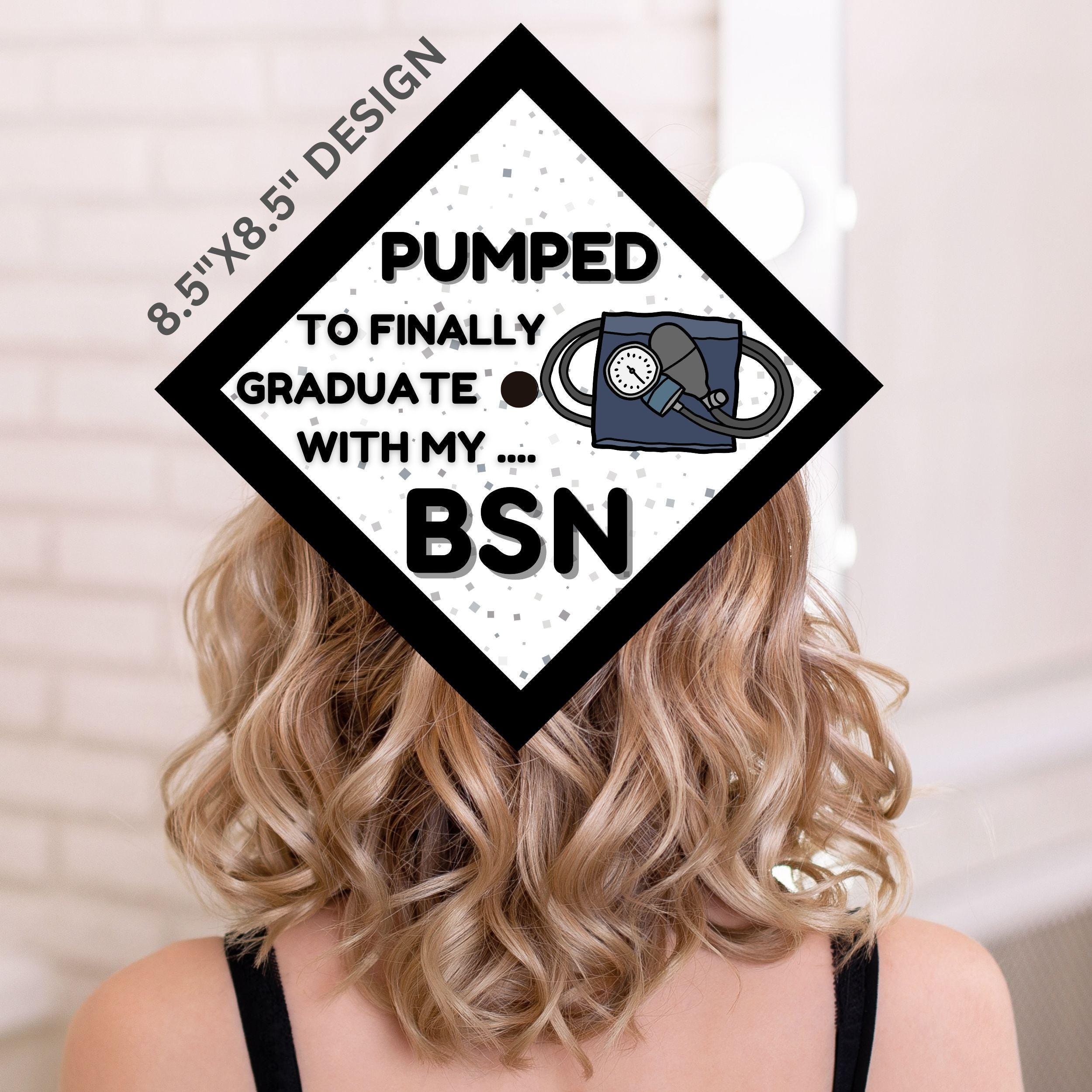 Printable Graduation Cap Topper, Nurse Graduation Cap Decoration ...