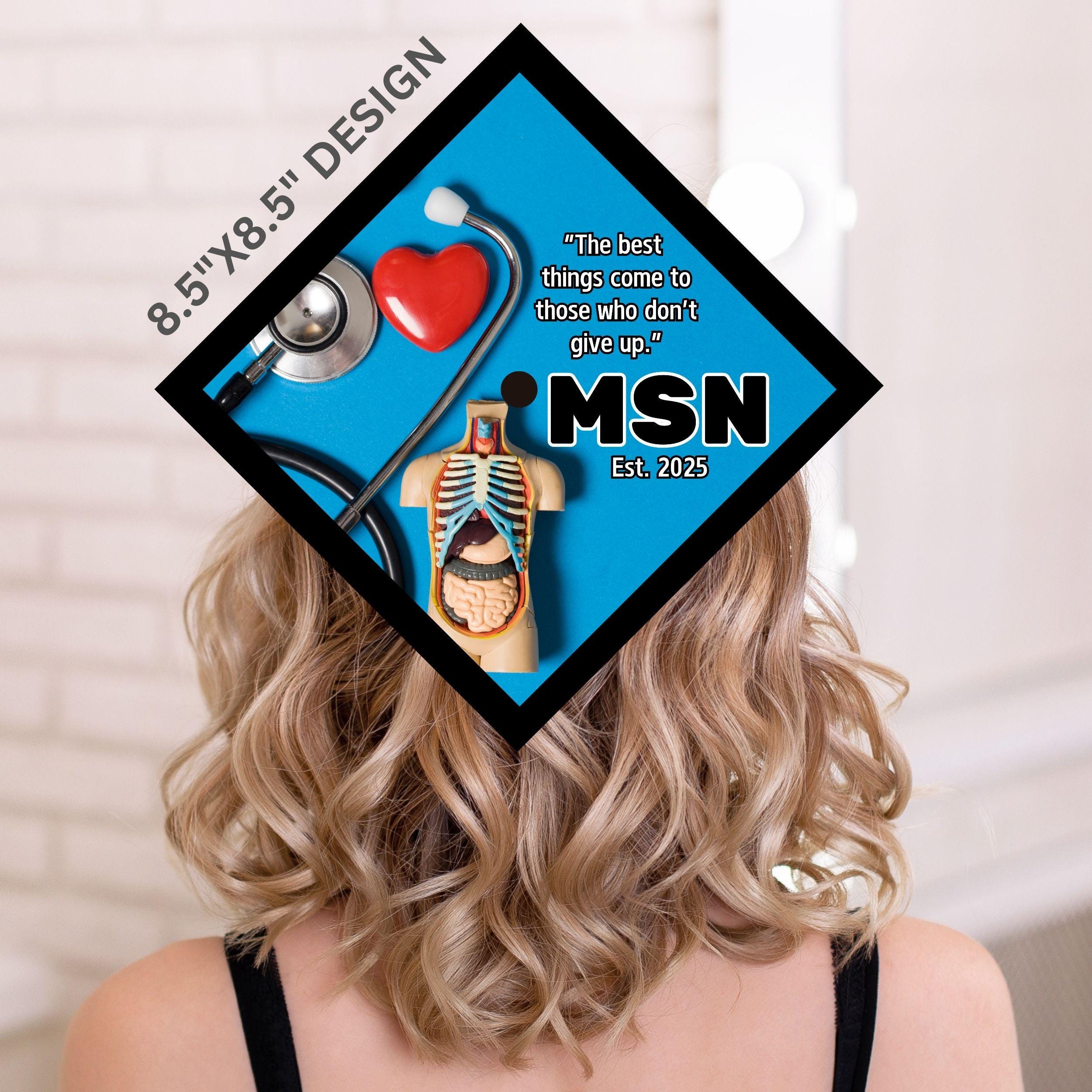 Printable Graduation Cap Topper, Nurse Graduation Cap Decoration ...