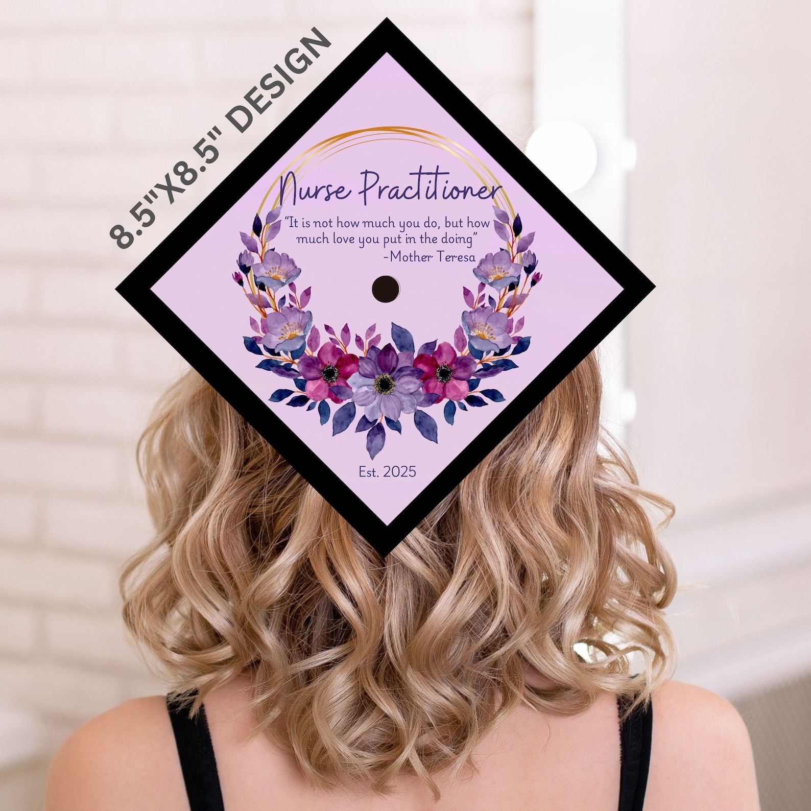 Printable Graduation Cap Topper, DIY Nurse Practitioner Graduation Cap ...