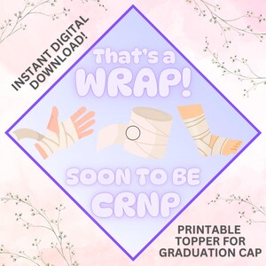 Printable Graduation Cap Topper, Nurse Practitioner Graduation Cap ...