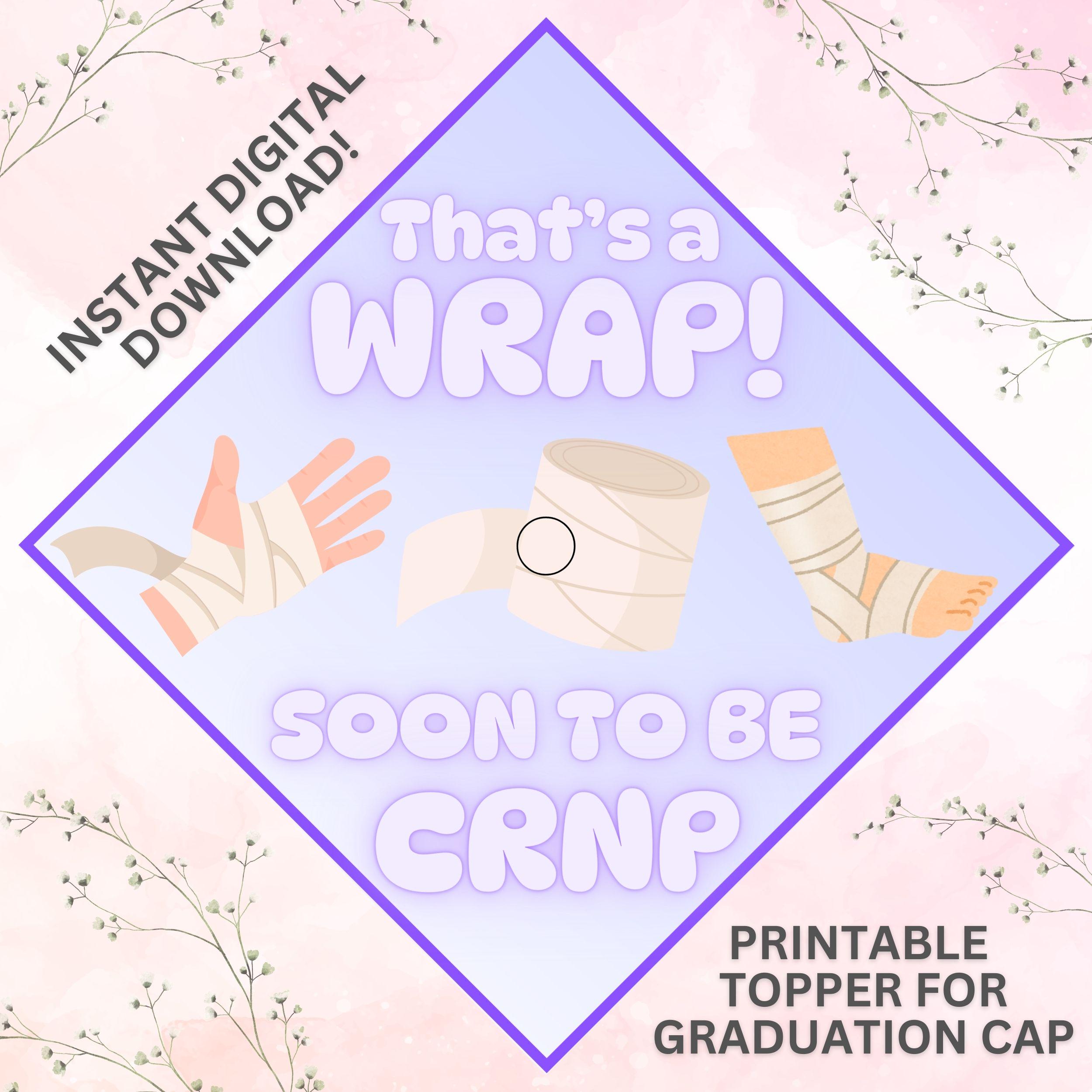 Printable Graduation Cap Topper, Nurse Practitioner Graduation Cap ...