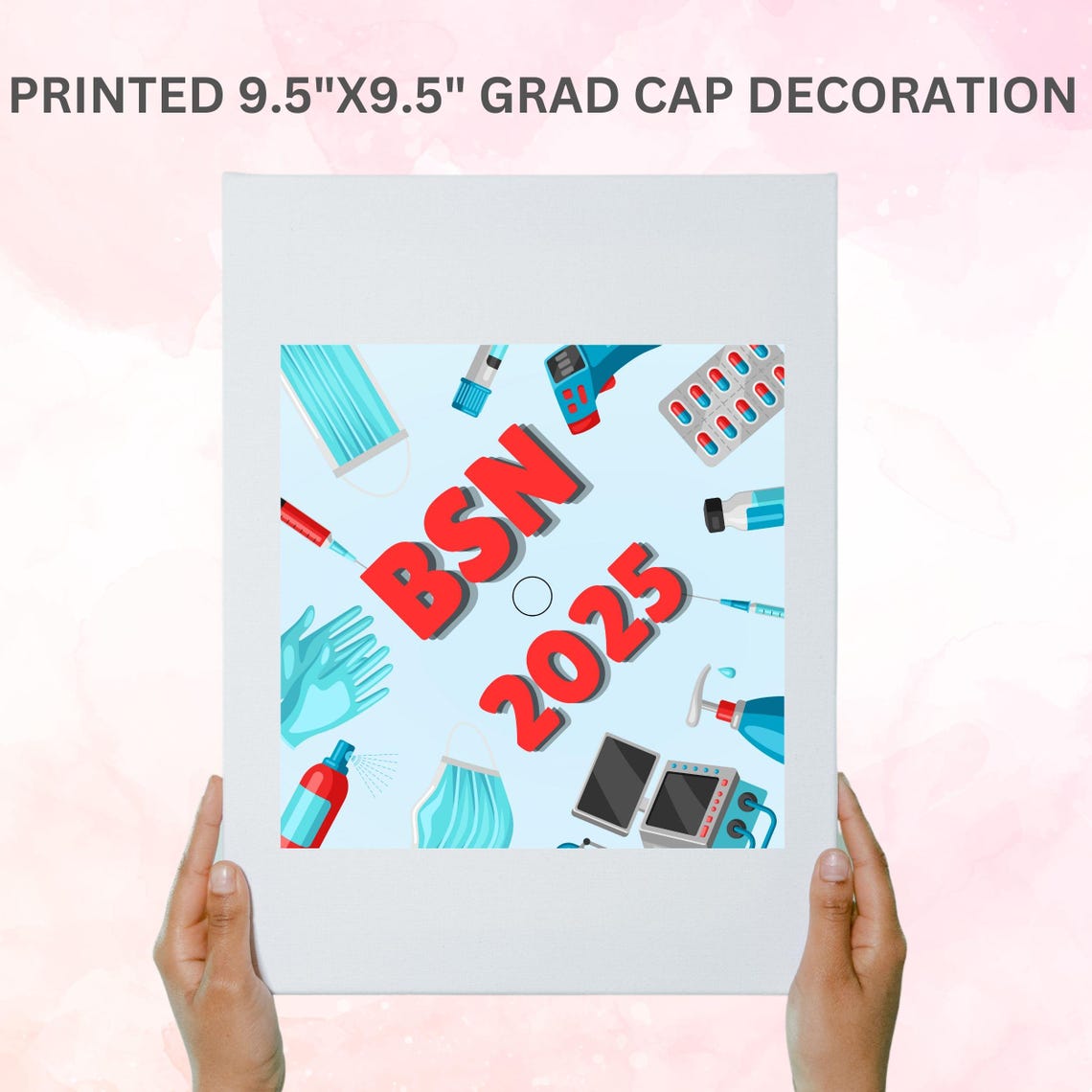 Printable Graduation Cap Topper, Nurse Graduation Cap Decoration ...