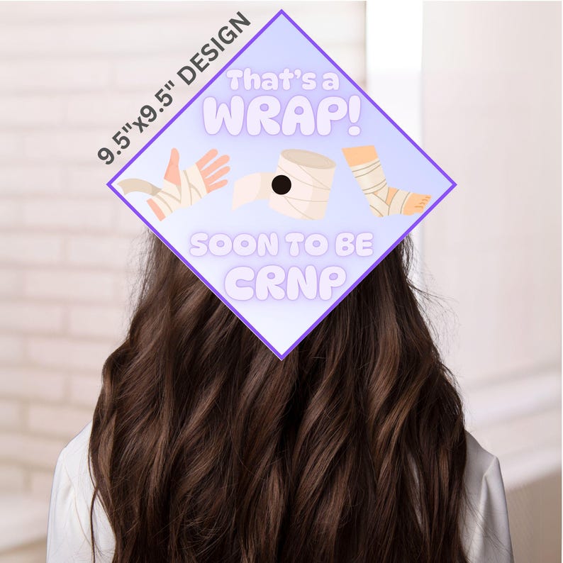 Printable Graduation Cap Topper, Nurse Practitioner Graduation Cap ...