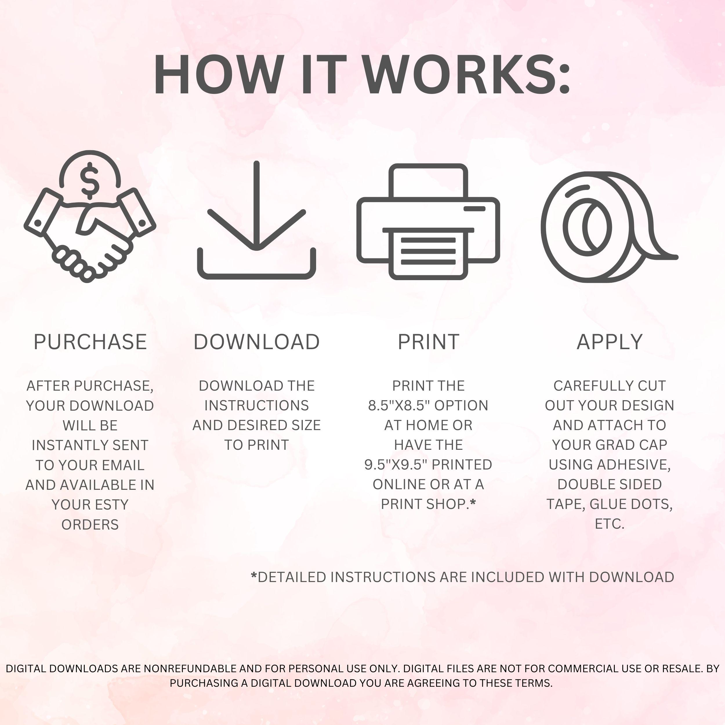 Printable Graduation Cap Topper, DIY Nurse Practitioner Grad Cap ...