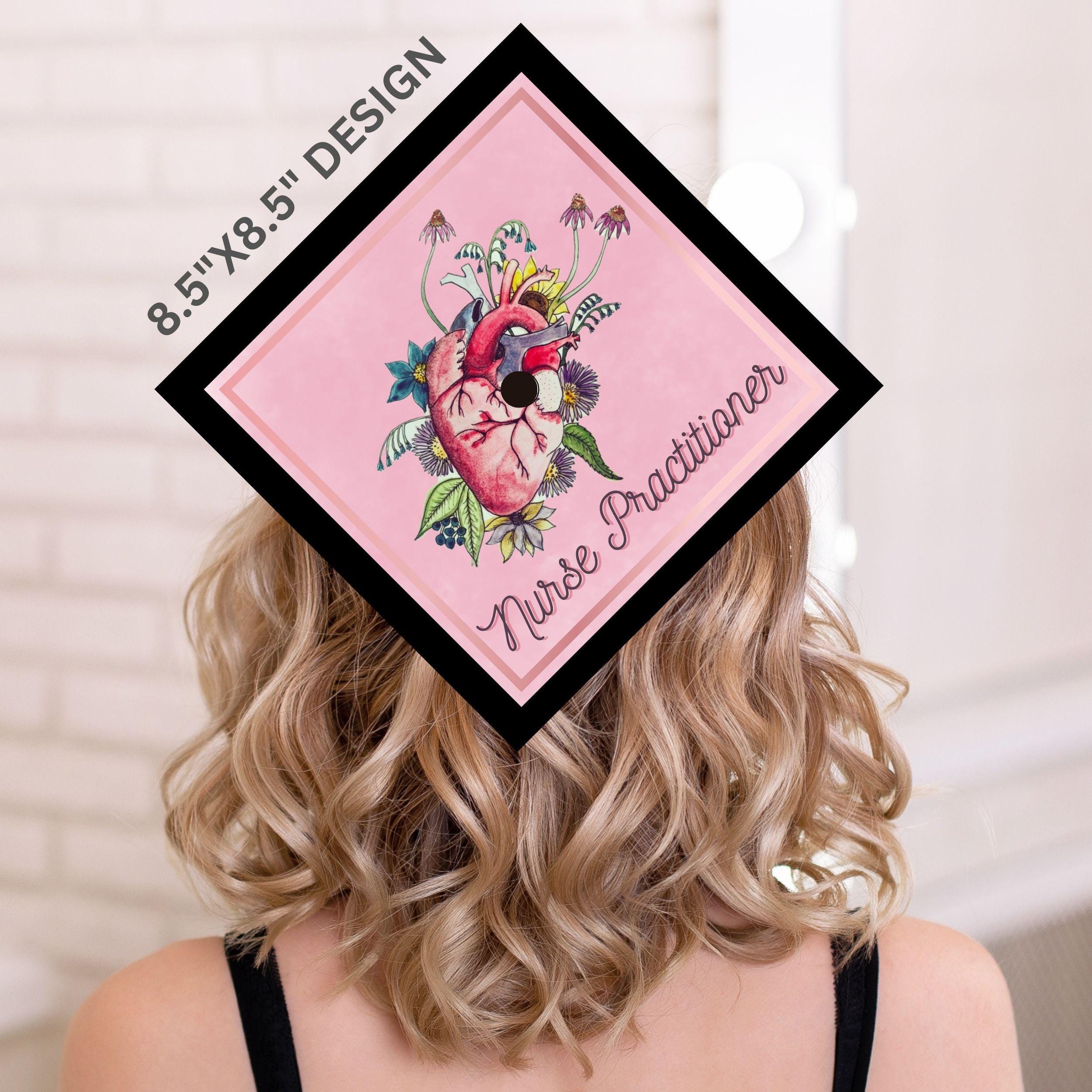 Printable Graduation Cap Topper, DIY Nurse Practitioner Grad Cap ...