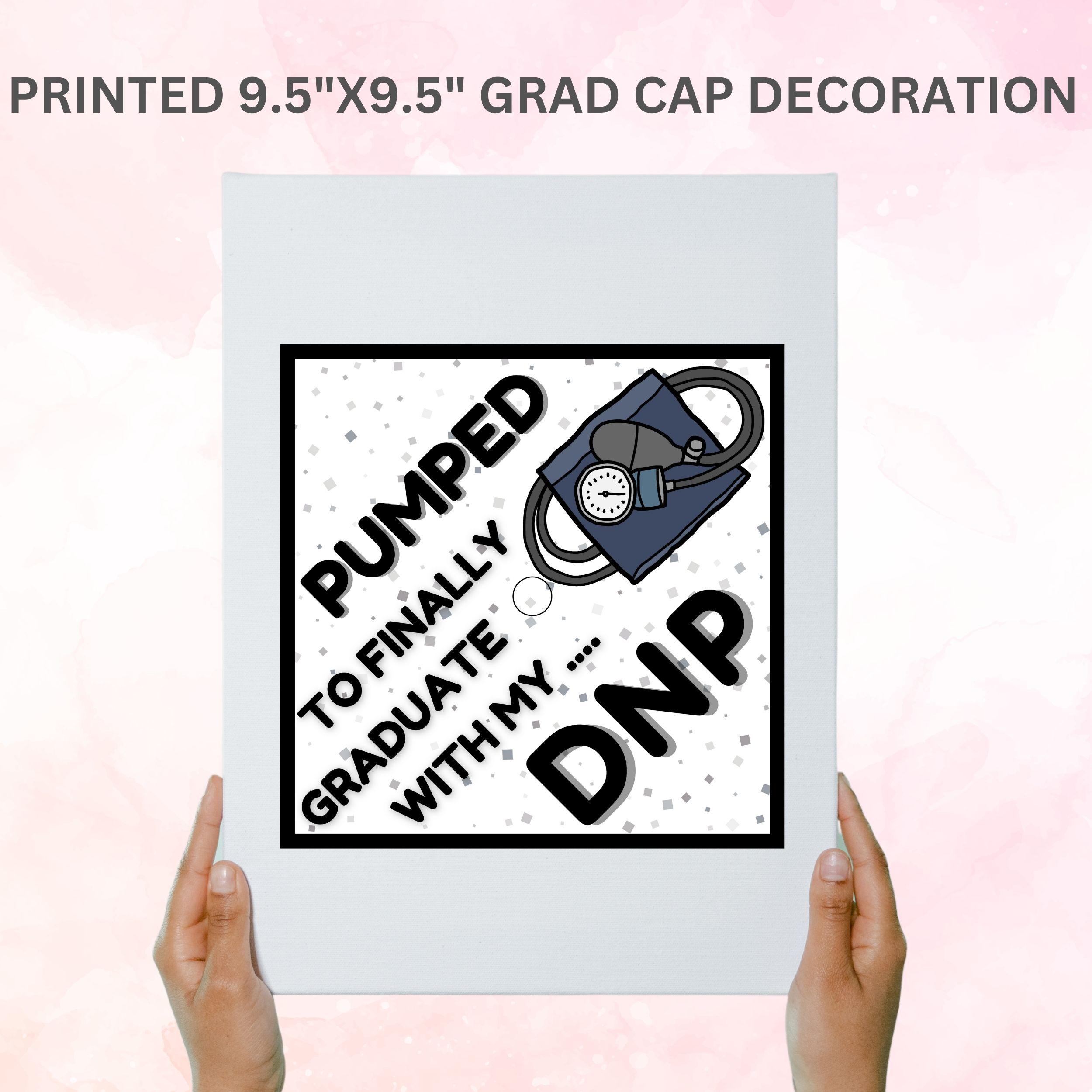 Printable Graduation Cap Topper, Doctorate Graduation Cap, Nurse ...