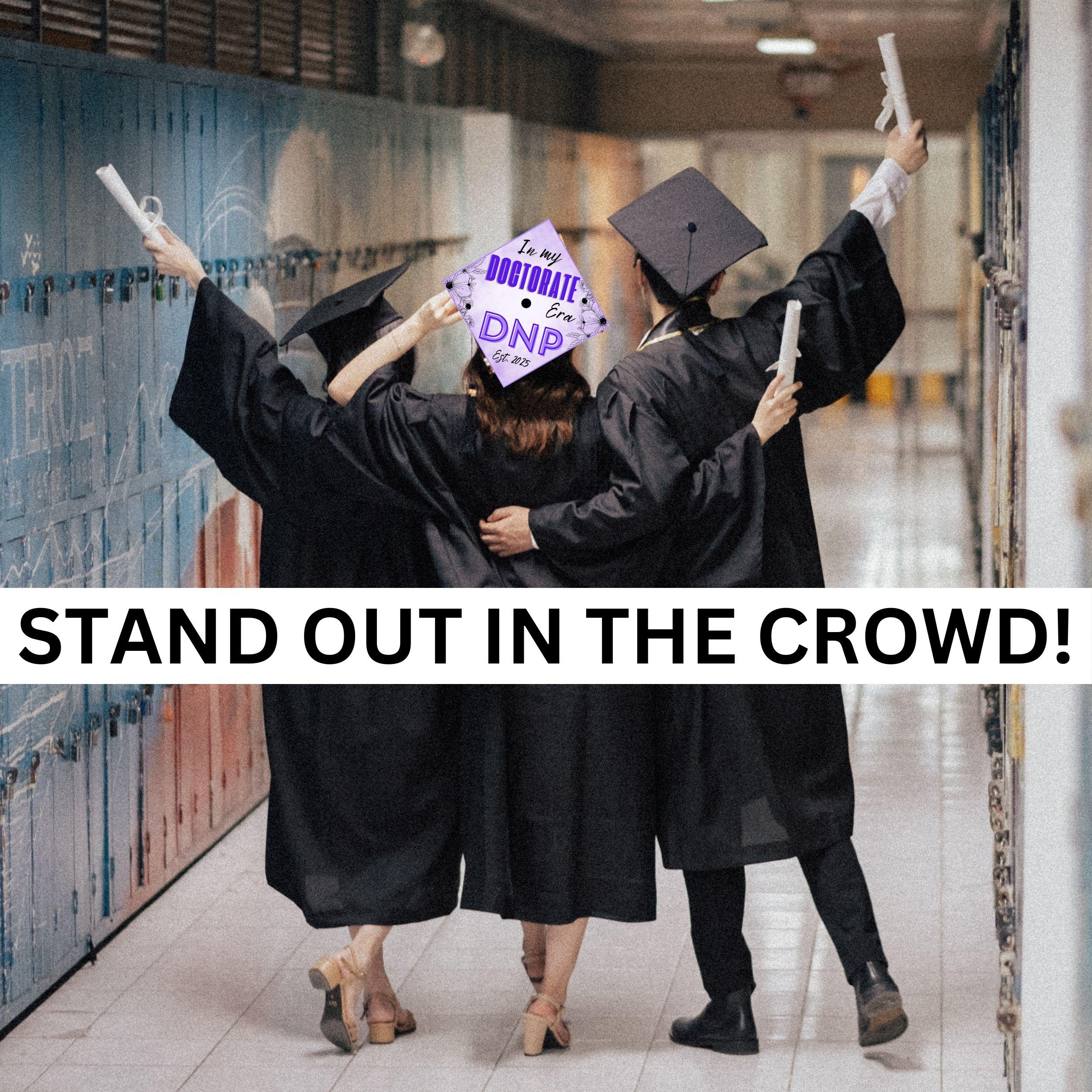 Printable Graduation Cap Topper, Doctorate Graduation Cap, Nurse ...