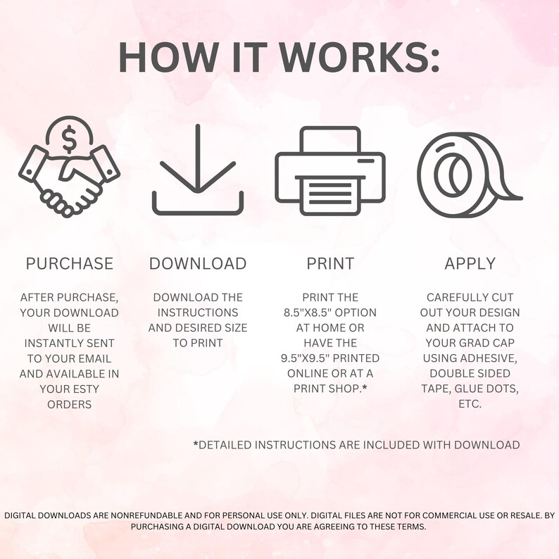 Printable Graduation Cap Topper, DIY Nurse Graduation Cap Decoration ...