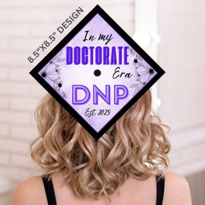 Printable Graduation Cap Topper, Doctorate Graduation Cap, Nurse ...