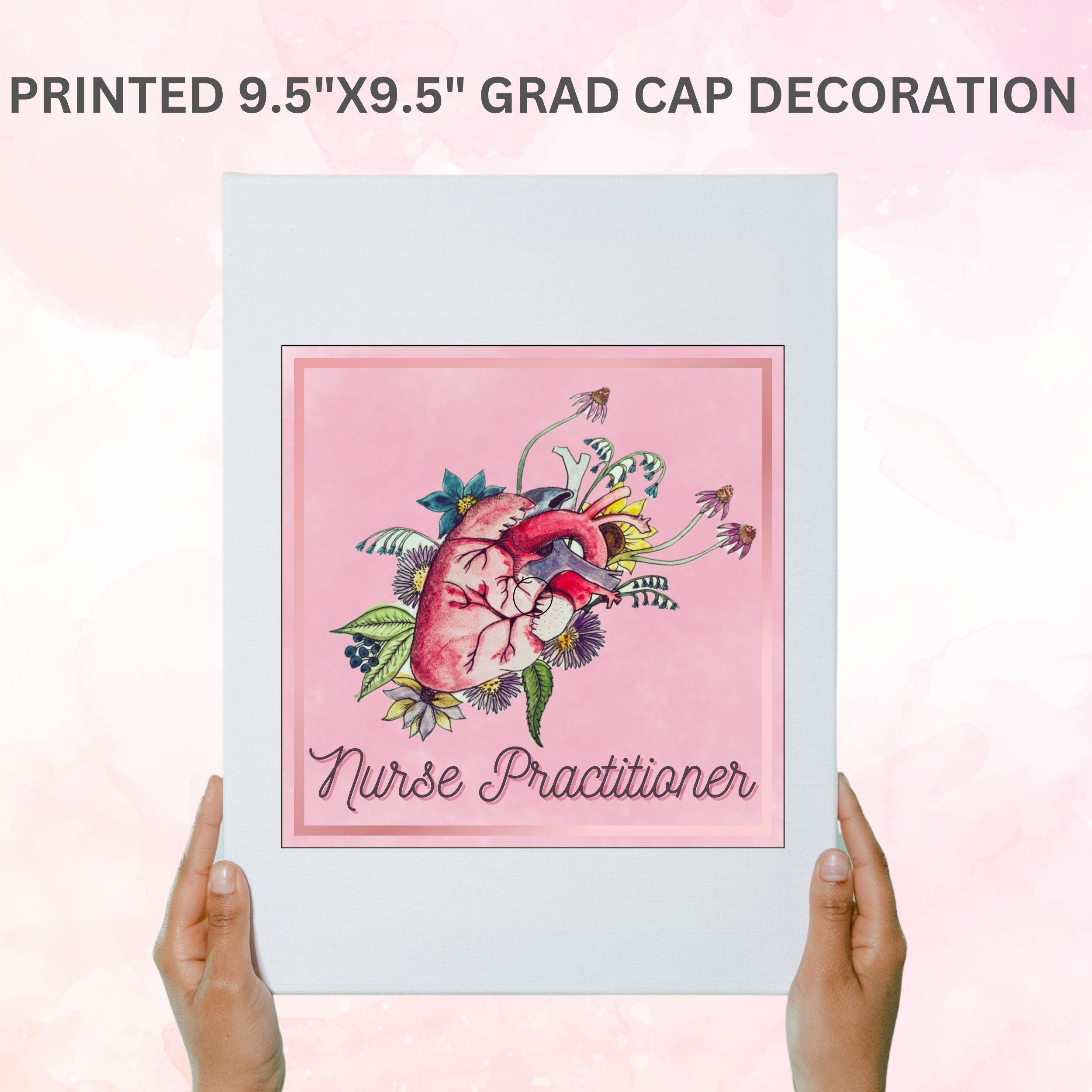 Printable Graduation Cap Topper, DIY Nurse Practitioner Grad Cap ...