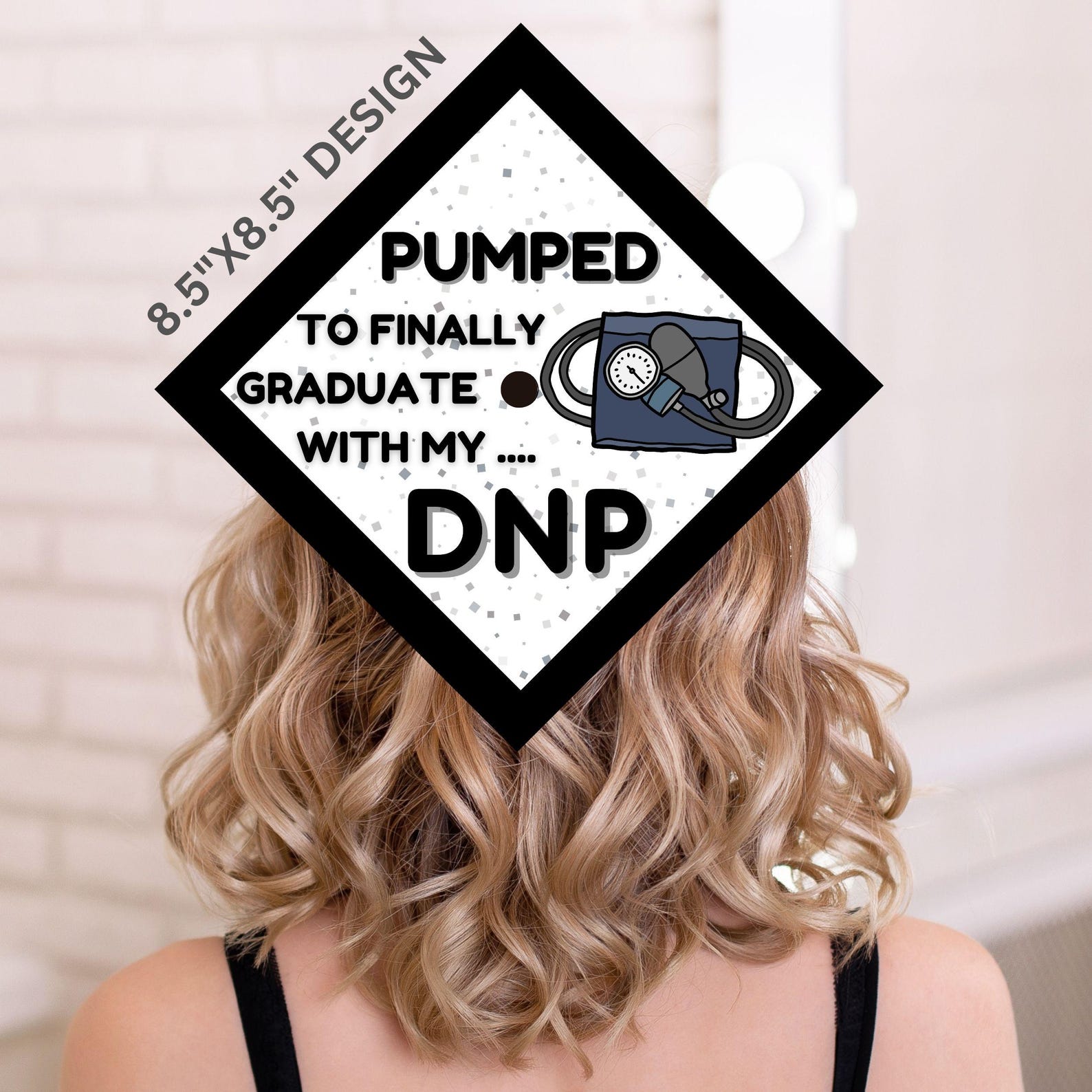 Printable Graduation Cap Topper, Doctorate Graduation Cap, Nurse ...