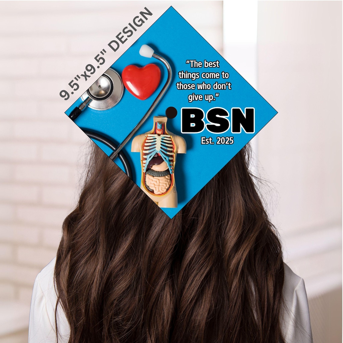 Printable Graduation Cap Topper, Nurse Graduation Cap Decoration ...