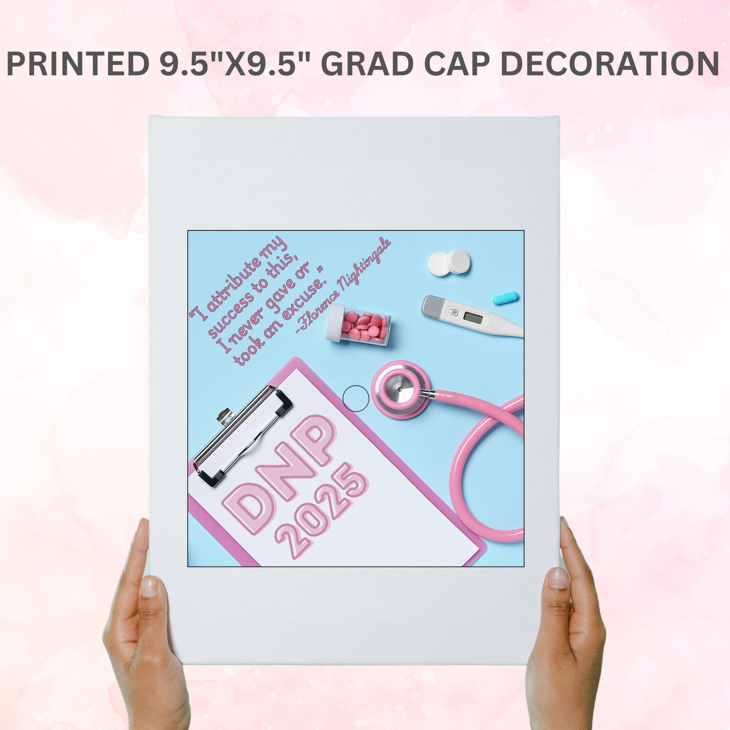 Printable Graduation Cap Topper, Doctorate Graduation Cap, Nurse ...
