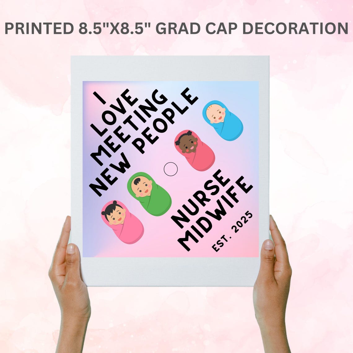 Printable Graduation Cap Topper, DIY Nurse Graduation Cap Decoration ...