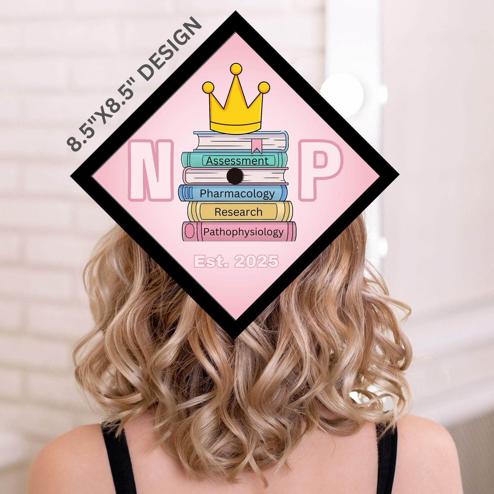 Printable Graduation Cap Topper, DIY Nurse Practitioner Grad Cap ...