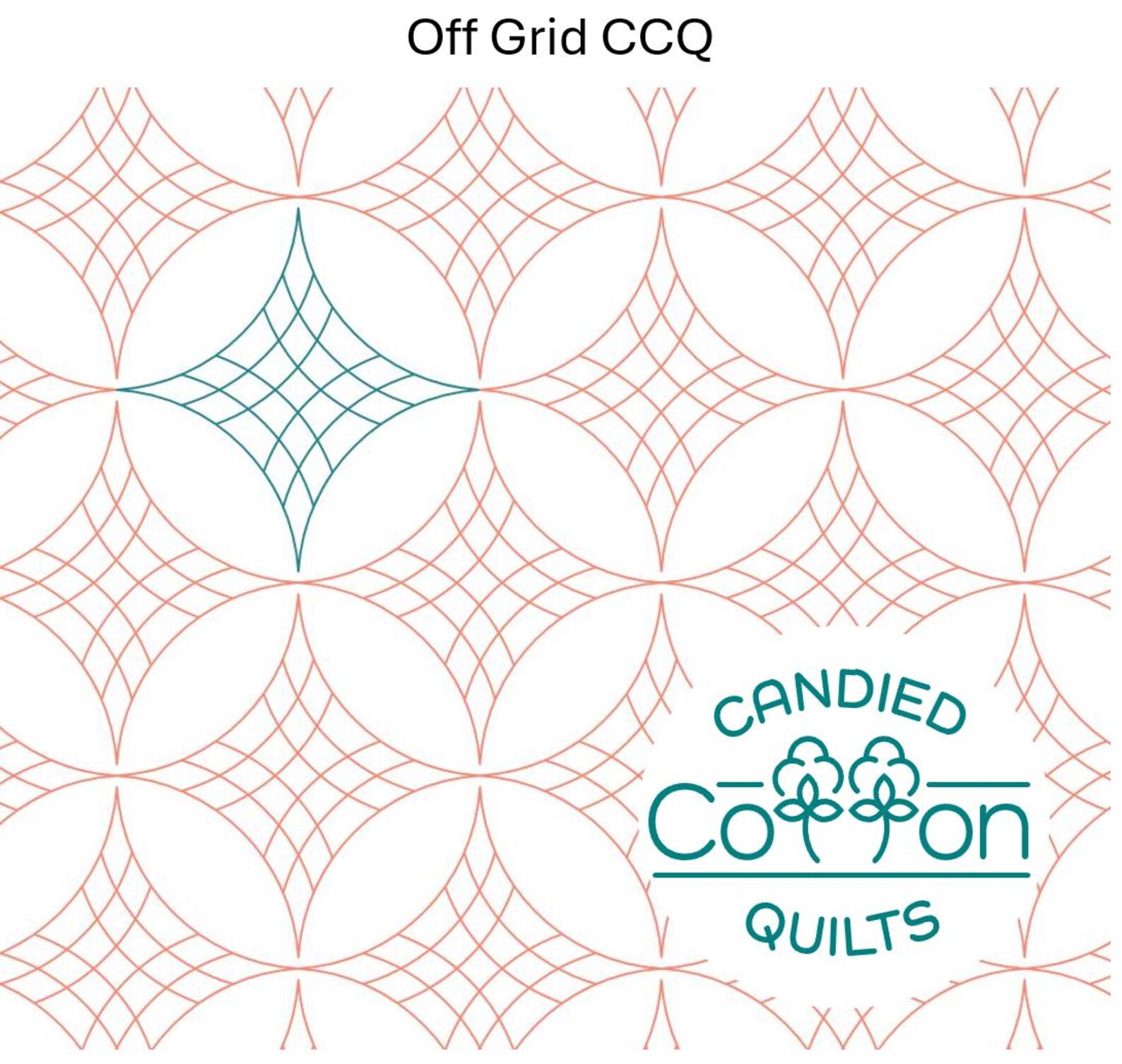 Off Grid - Digital Longarm Quilting Design for Edge to Edge Pantograph ...