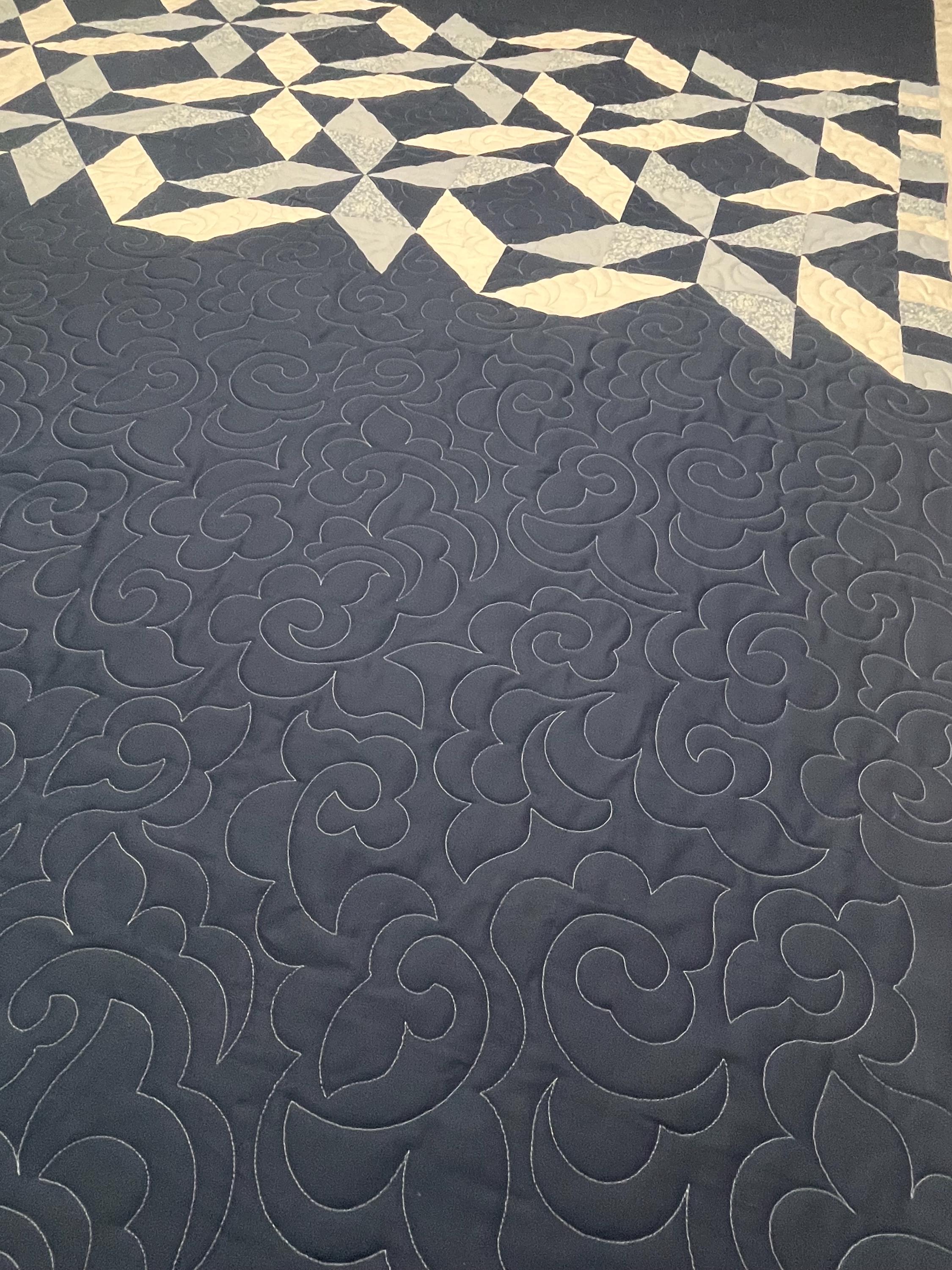 Fronds - Digital Longarm Quilting Design for Edge to Edge Pantograph - Etsy
