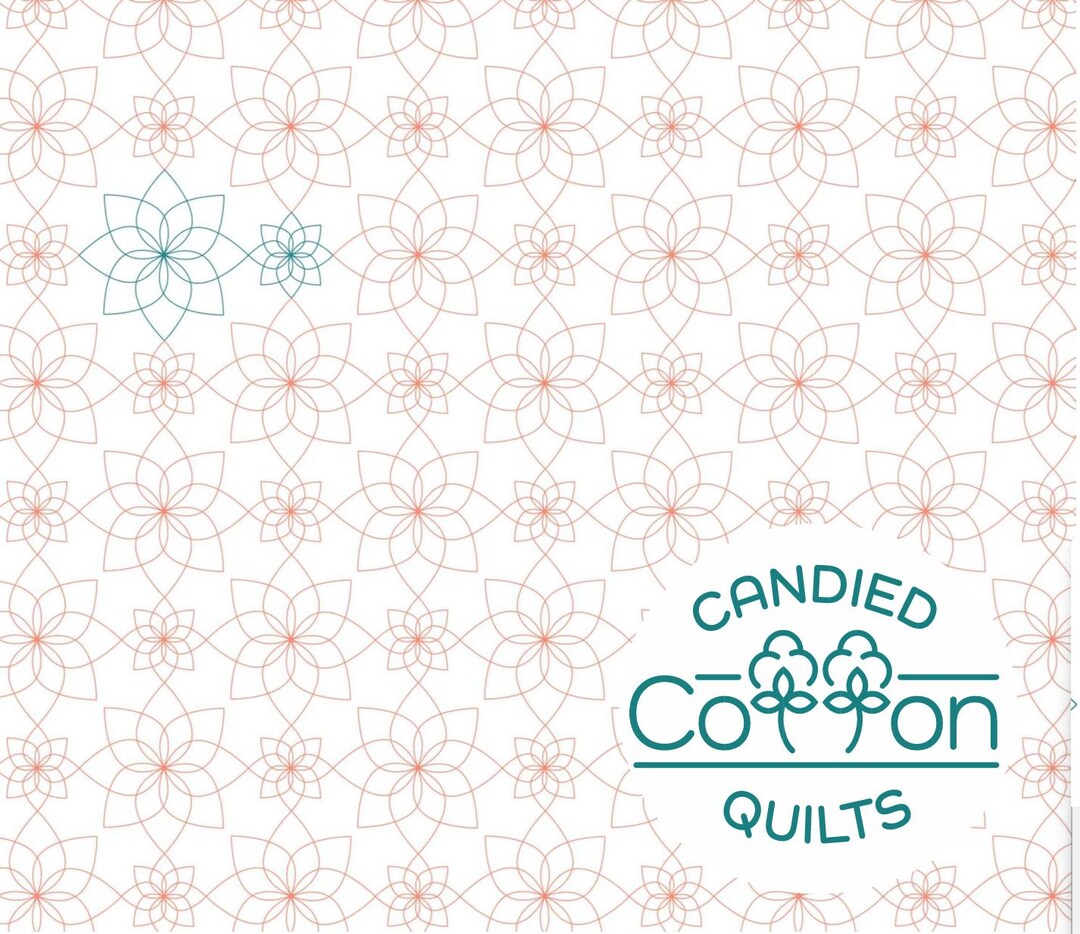 Leaping Lotus - Digital Longarm Quilting Design for Edge to Edge ...