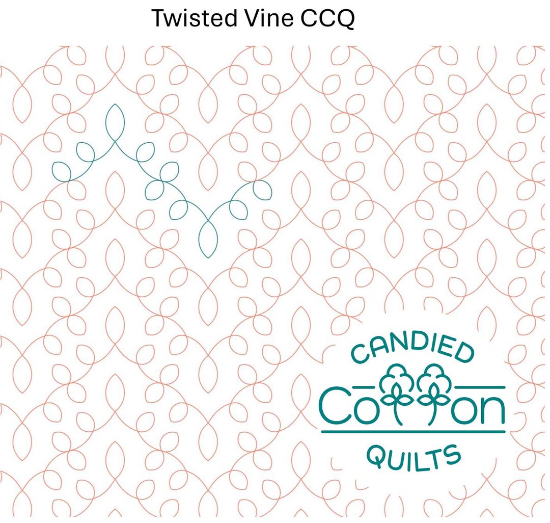 Twisted Vine - Digital Longarm Quilting Design for Edge to Edge ...