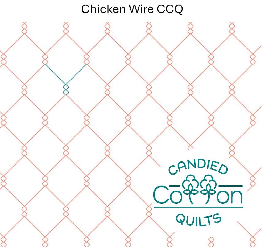Chicken Wire - Digital Longarm Quilting Design for Edge to Edge ...