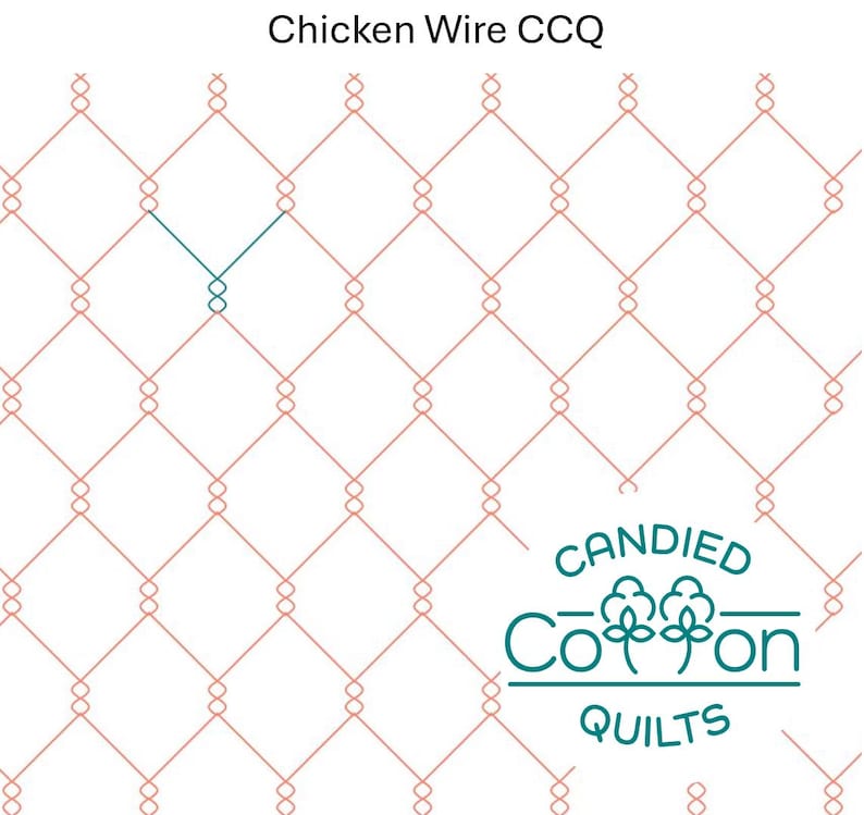 Chicken Wire - Digital Longarm Quilting Design for Edge to Edge ...