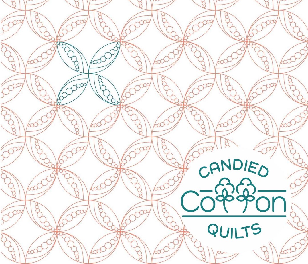 Orange Peel- Pearl Wave - Digital Longarm Quilting Design for Edge to ...