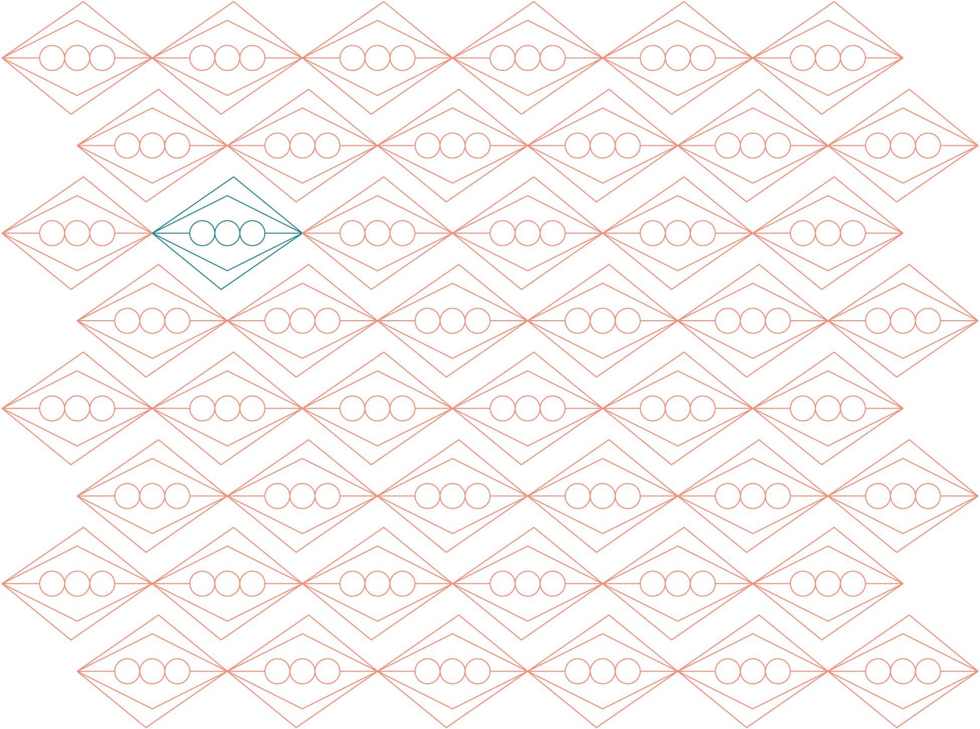 Diamonds and Pearls Twisted - Digital Longarm Quilting Design for Edge ...