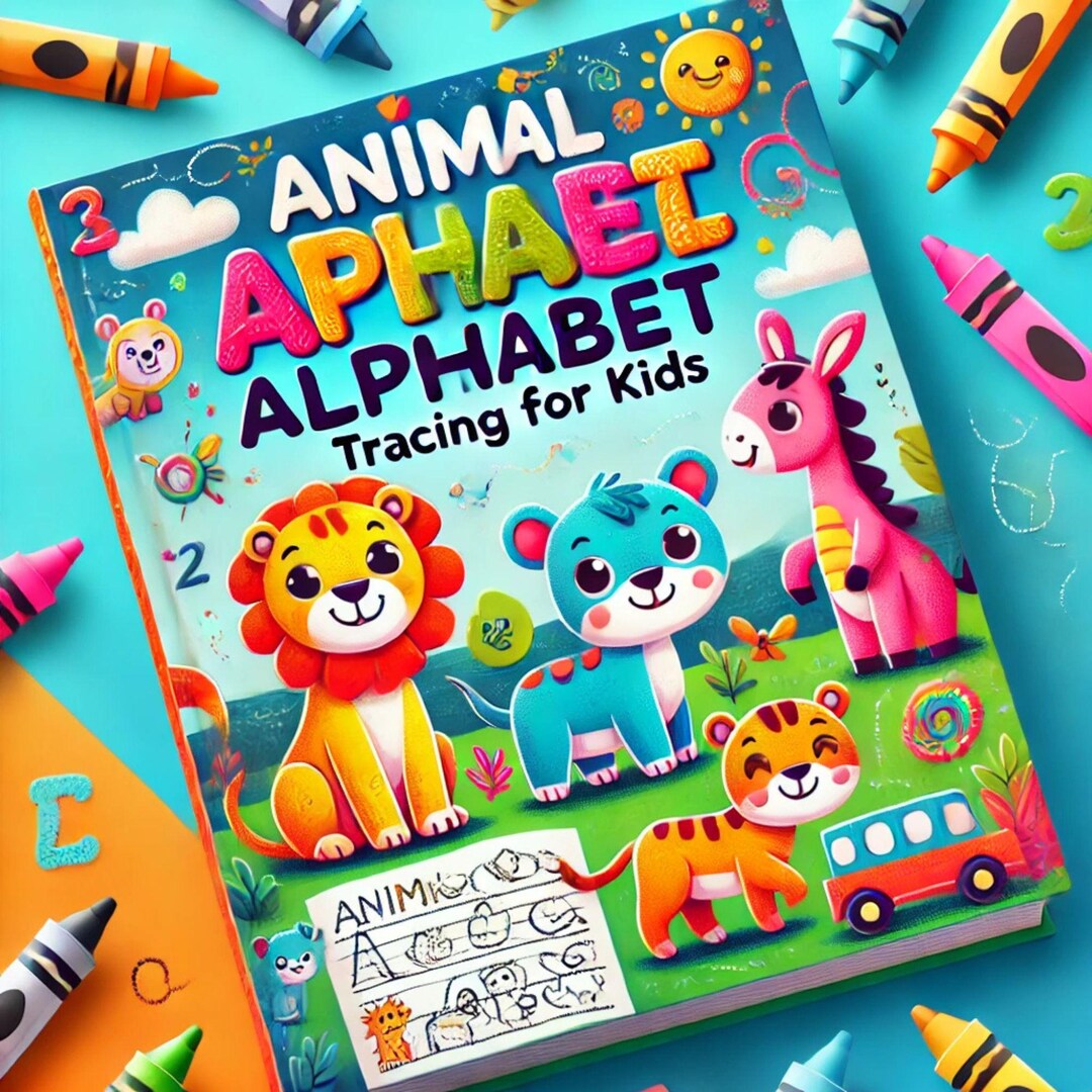 Animal Alphabet Tracing Book for Kids | Printable Fun A-Z Handwriting ...