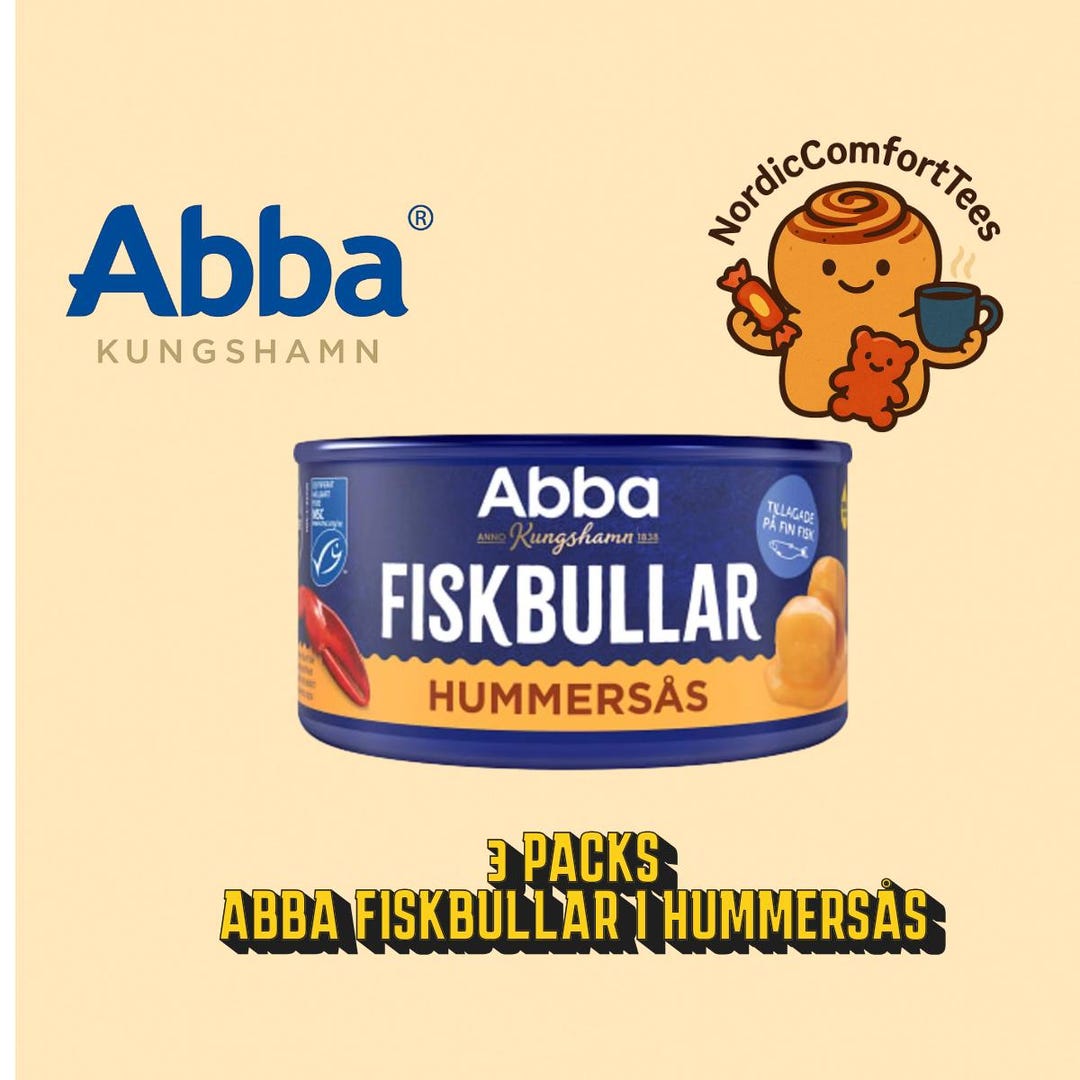 3 X Abba Fiskbullar I Hummersås 375g – Swedish Fish Balls in Lobster ...