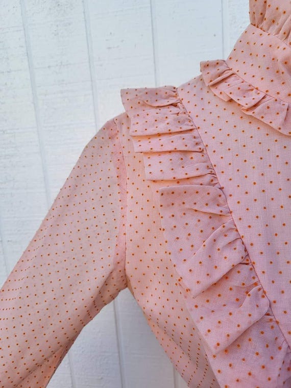 1970s Jonathan Logan Dress with Swiss Dots - Gem