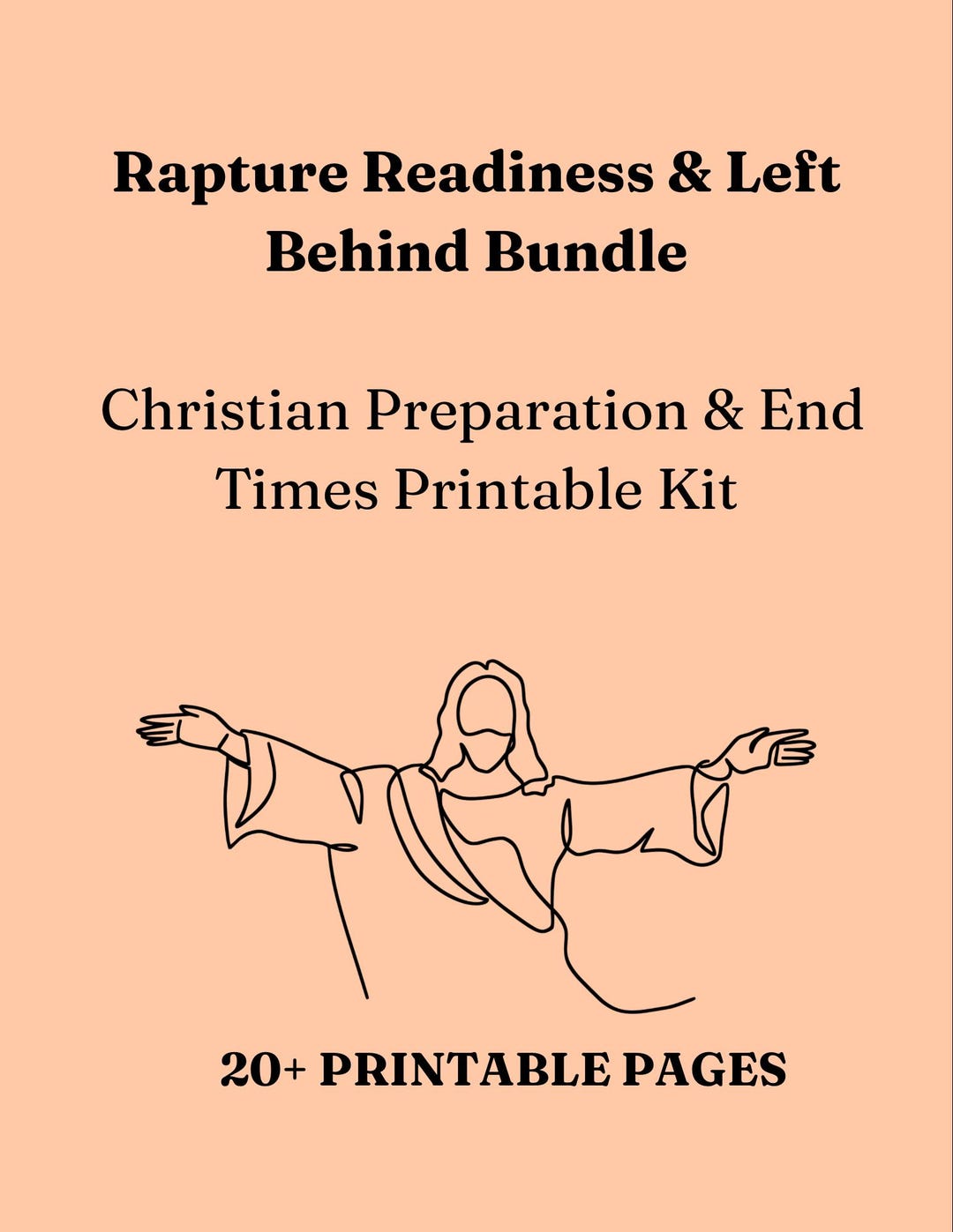 Rapture Readiness Printable Kit - Christian End Times Bundle (digital ...