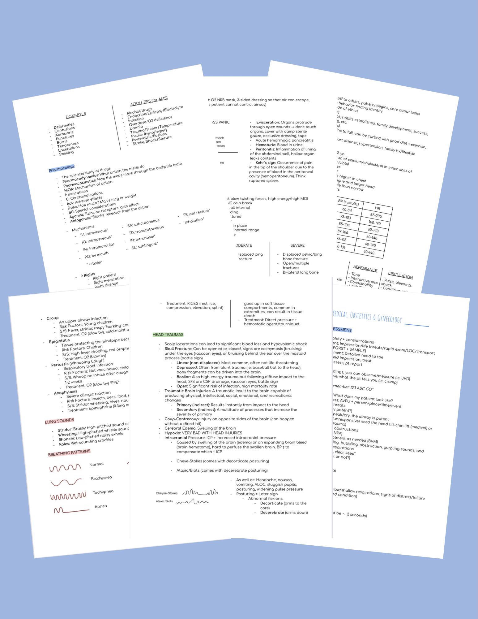 NREMT Study Guide - Etsy