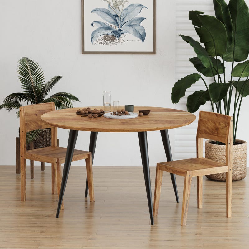 Round Mango Dining Tables - Etsy
