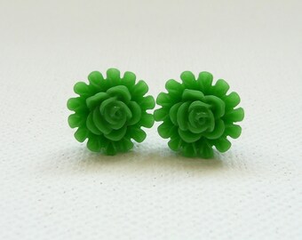 Kelly green rose | Etsy