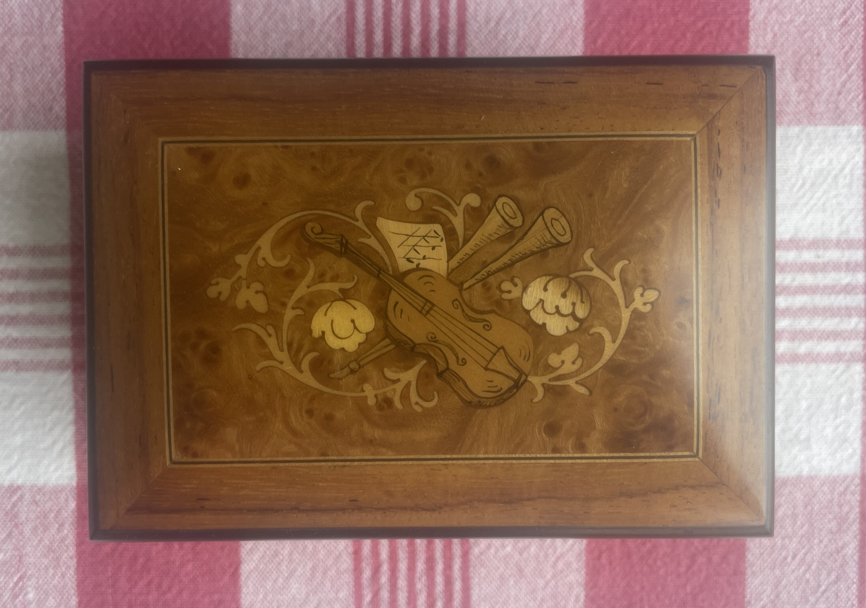 Inlaid Wood Music Box Made in Italy - Etsy