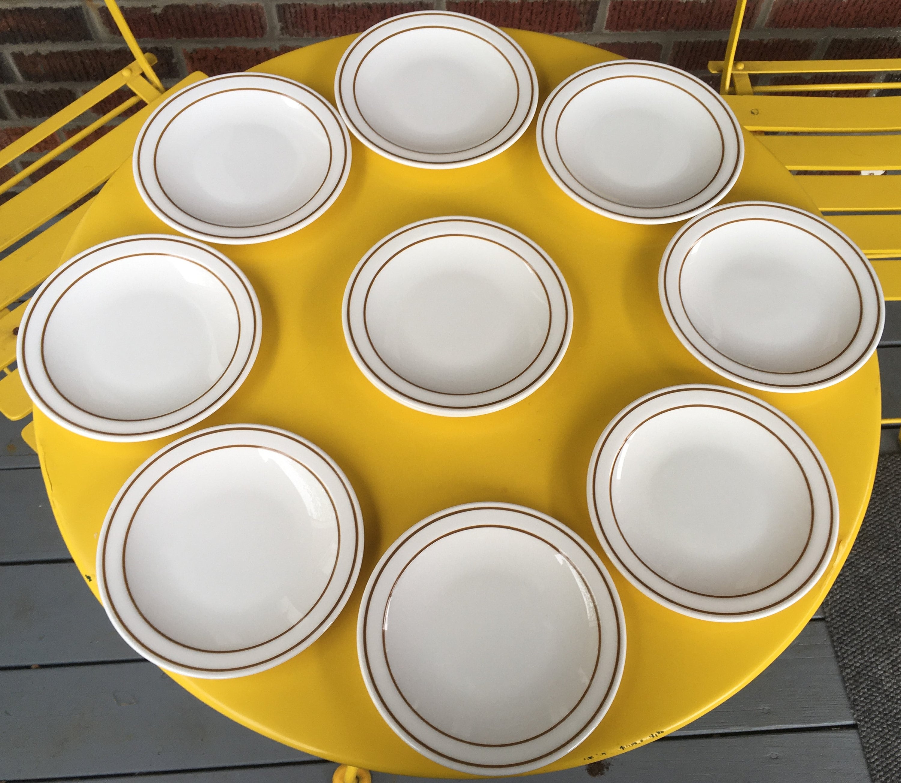 Set of 10 Small Plates, Pyroceram Plates by Corning - Etsy