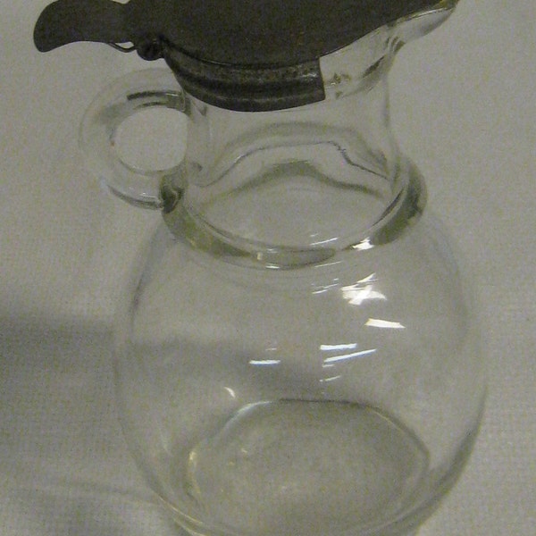 Glass Syrup Pitcher - Etsy