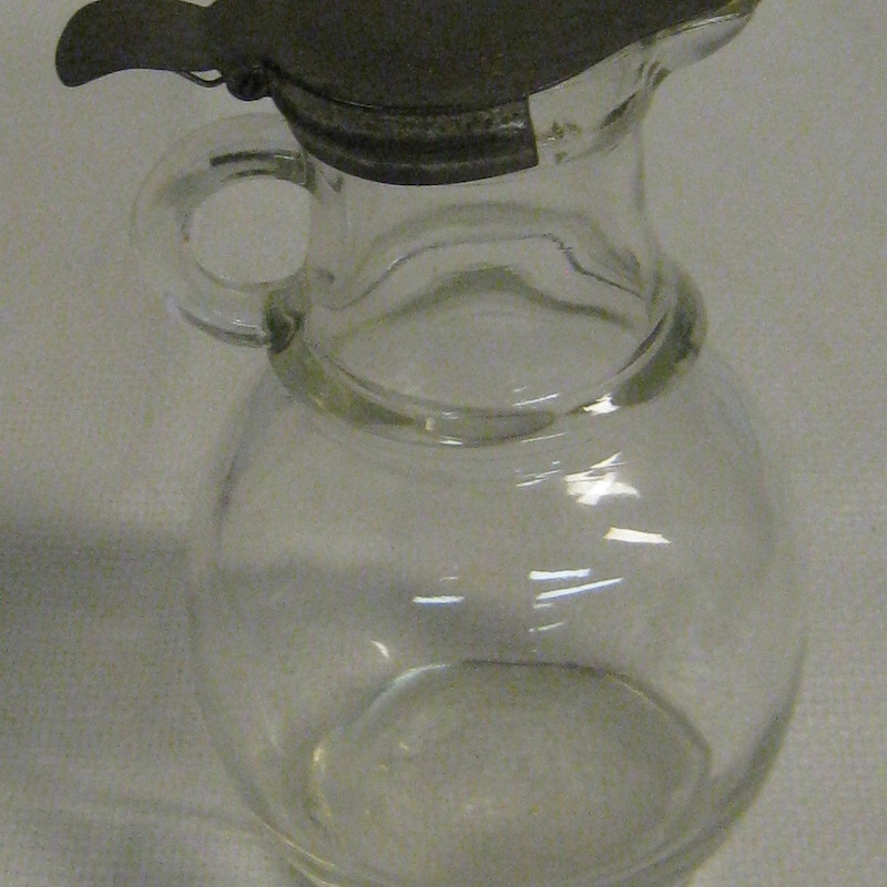 Glass Syrup Pitcher - Etsy