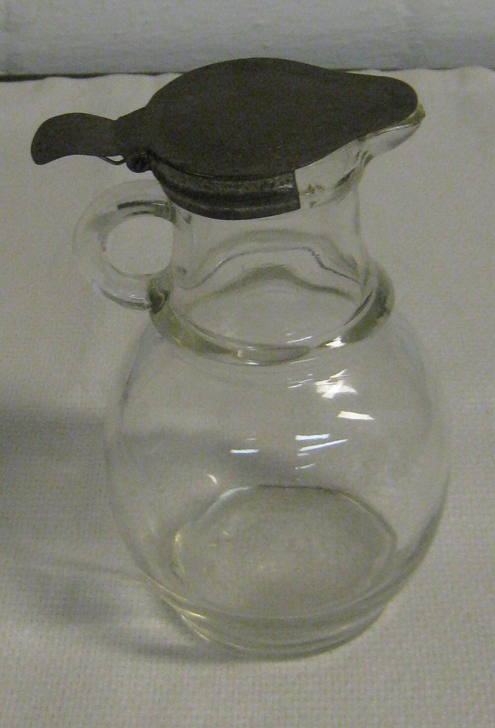 Anchor Hocking Vintage Glass Syrup Pitcher With Lid - Etsy