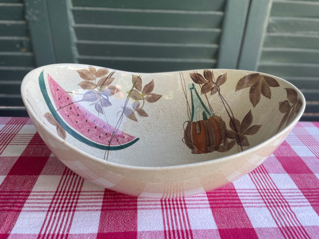 Red Wing Tampico Salad Bowl - Etsy