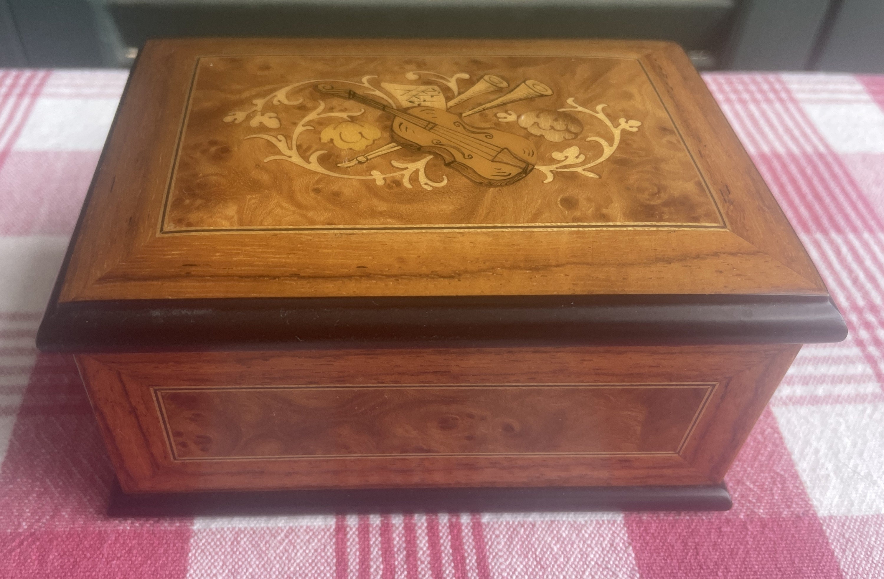 Inlaid Wood Music Box Made in Italy - Etsy