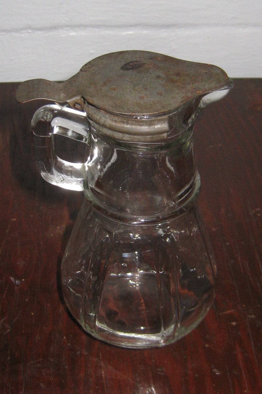 Anchor Hocking Syrup Pitcher - Etsy