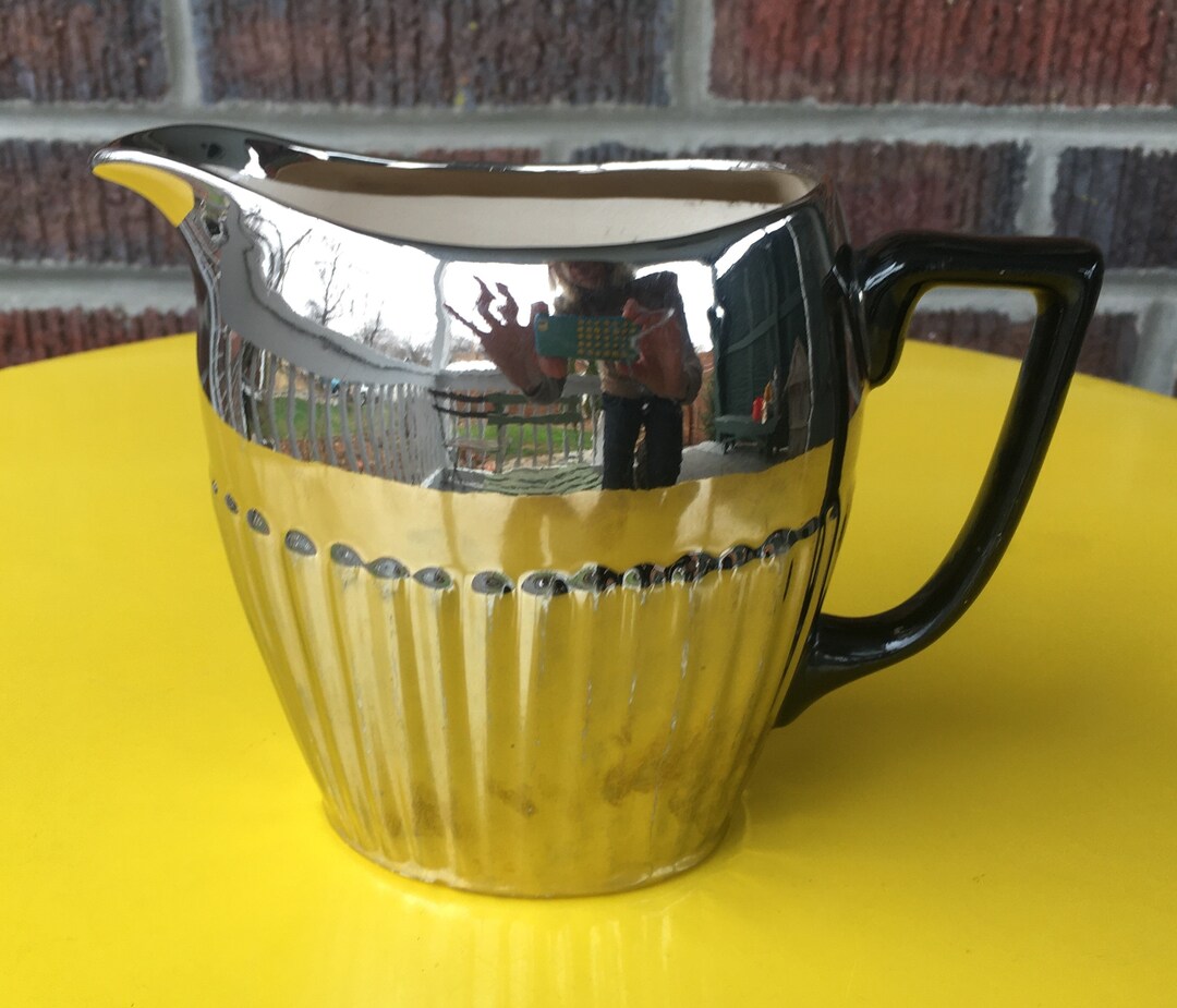 Silver Lustre Pitcher, Made in England - Etsy