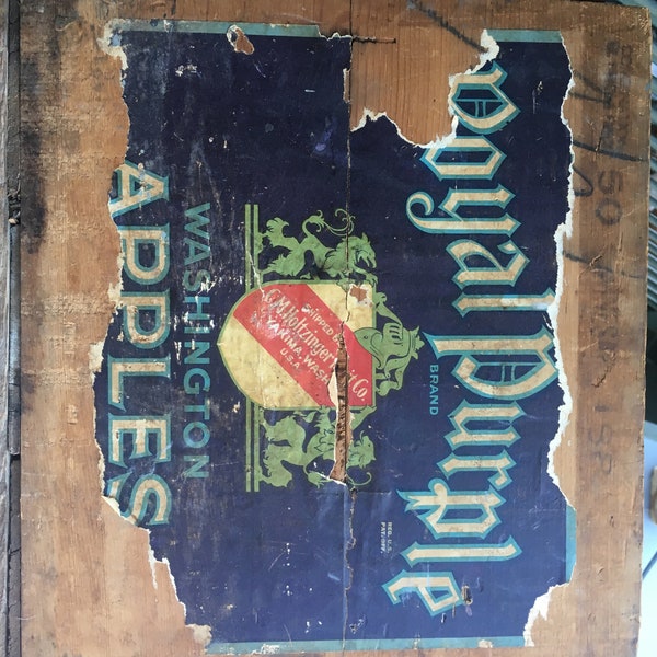 Apple Crate Label - Etsy