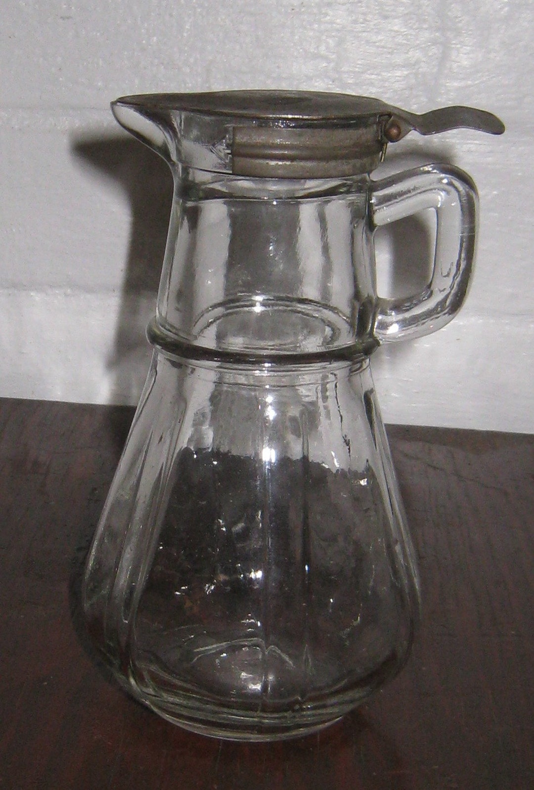 Anchor Hocking Syrup Pitcher - Etsy