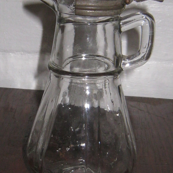 Glass Syrup Pitcher - Etsy